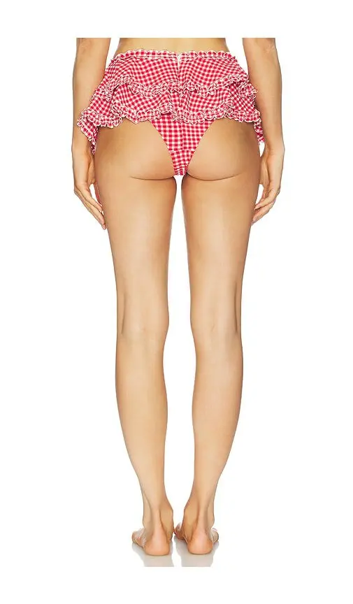 For Love & Lemons Alison High Waisted Bikini Bottom