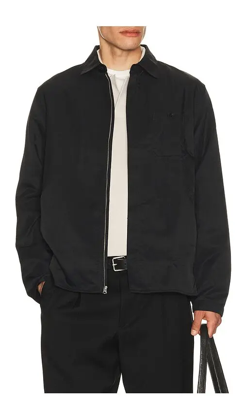 Rag & Bone Karl Nylon Zip Shirt Jacket - Salute
