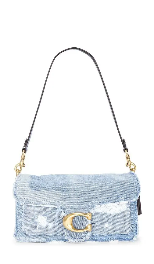 COACH Upcycled Patchwork Tabby Shoulder Bag - Denim