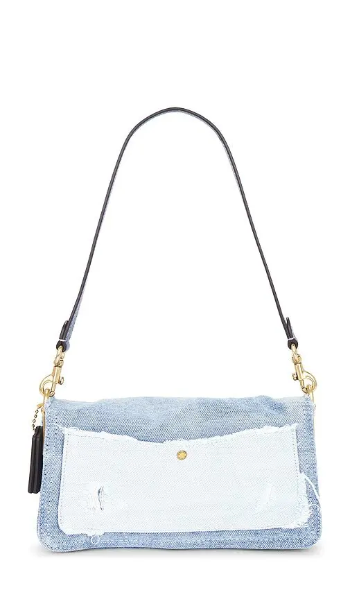 COACH Upcycled Patchwork Tabby Shoulder Bag - Denim
