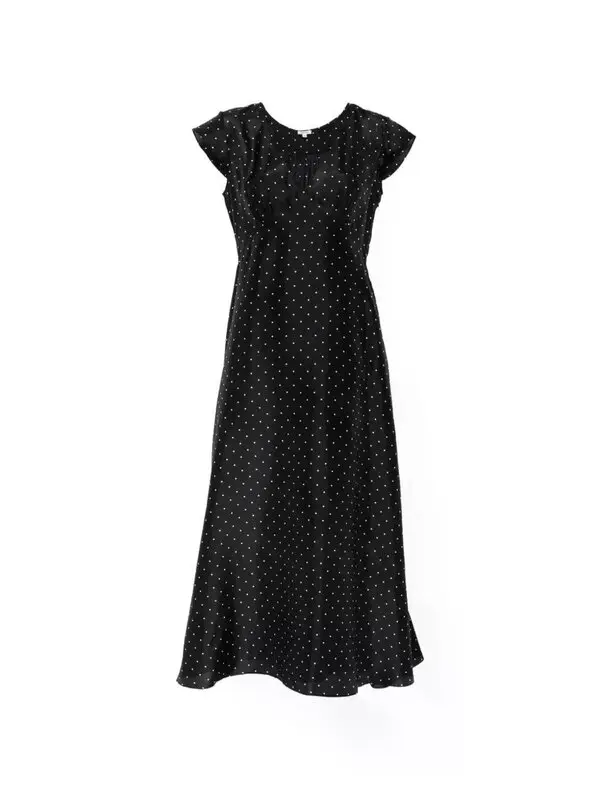 Aspesi Polka-dot Midi Dress