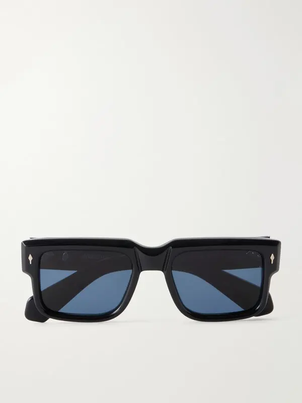 JACQUES MARIE MAGE Hemming Square-frame Sunglasses - Black