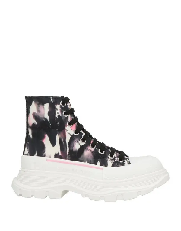 Alexander McQueen Textile Fiber Sneakers - Black