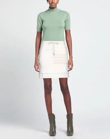 Thom Browne Light Cotton Mini Skirt - Grey