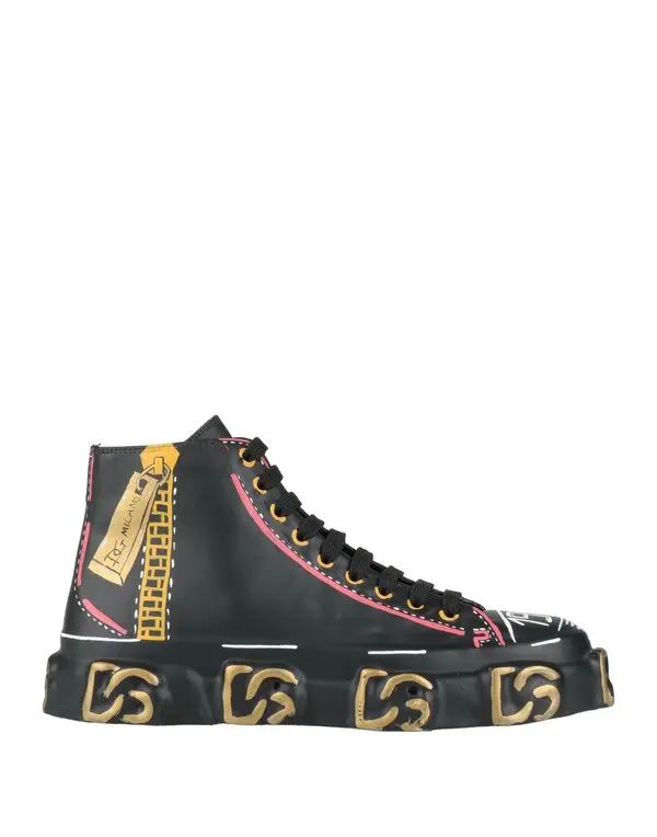Dolce & Gabbana Leather High-top Sneakers