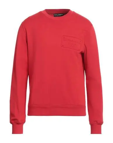 Dolce & Gabbana Cotton-elastane French Terry Sweatshirt - Red