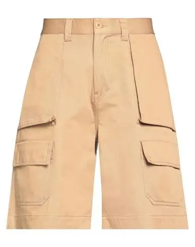Maison Kitsuné Cotton Cargo Bermuda Shorts - Beige