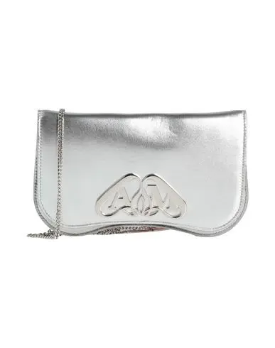 Alexander McQueen Leather Cross-body Bag - Silver