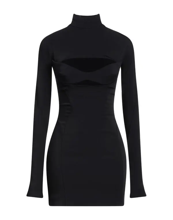 MUGLER Mini Bodycon Dress - Black