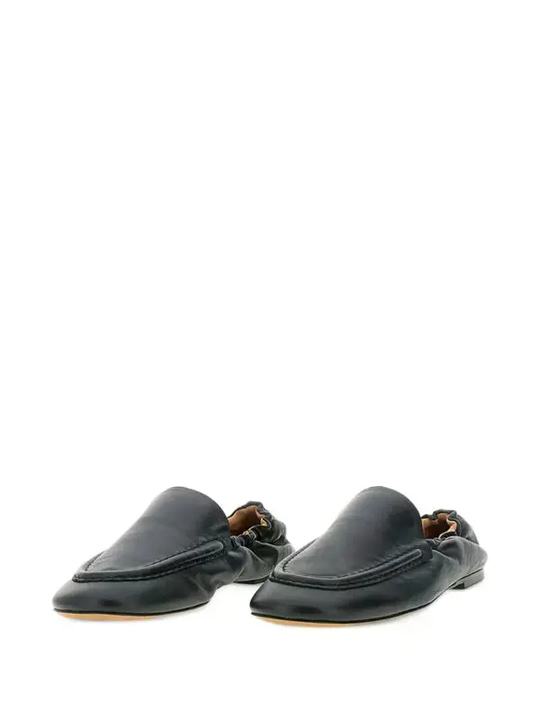 ODISSI Juno Gathered Loafers - Black