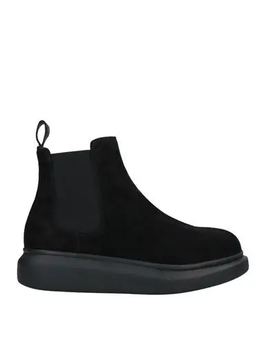 Alexander McQueen Leather Chelsea Boots With Suede Effect