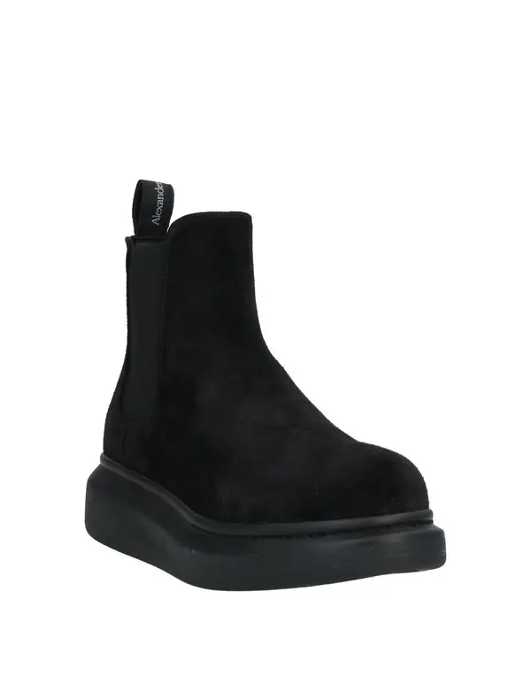 Alexander McQueen Leather Chelsea Boots With Suede Effect