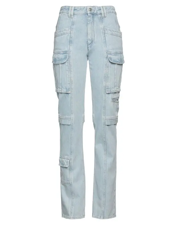 Isabel Marant Étoile Cotton Denim Cargo Jeans