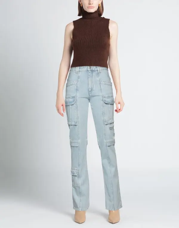 Isabel Marant Étoile Cotton Denim Cargo Jeans