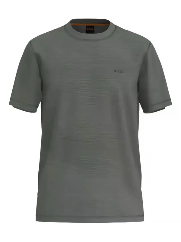 BOSS Crew-neck Short-sleeve T-shirt - Grey