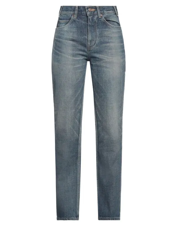 Celine Cotton Skinny Jeans - Blue