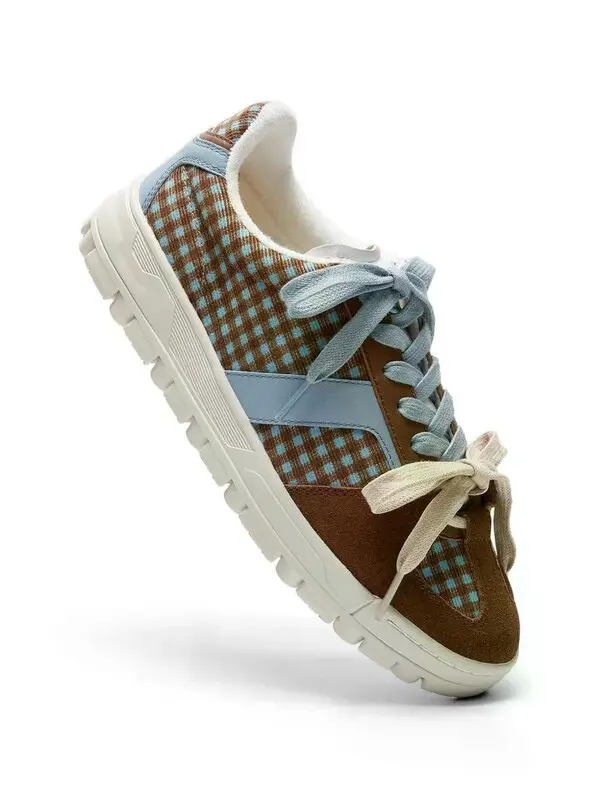 LILI CURIA Colette Checked Sneakers