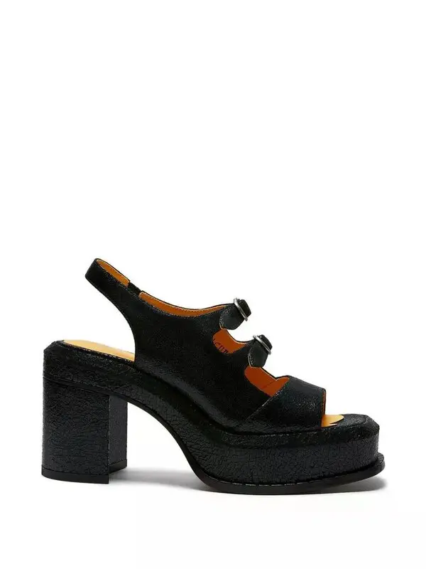 LILI CURIA Edie Platform Buckle Sandals