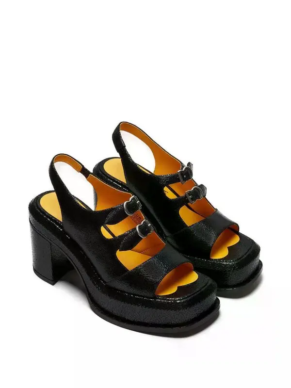 LILI CURIA Edie Platform Buckle Sandals