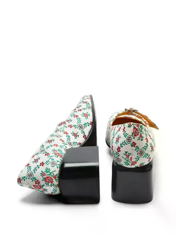 LILI CURIA Ginger Mary Jane Floral Pumps