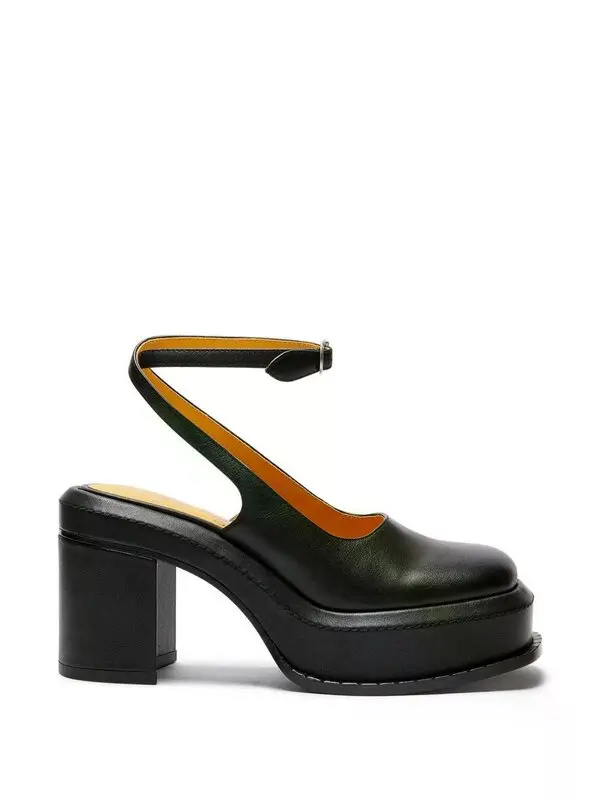 LILI CURIA Nico Platform Strap Heel Mules