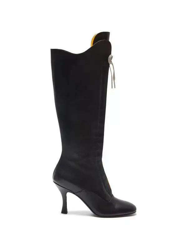 LILI CURIA Ida Lace Up Tall Boots