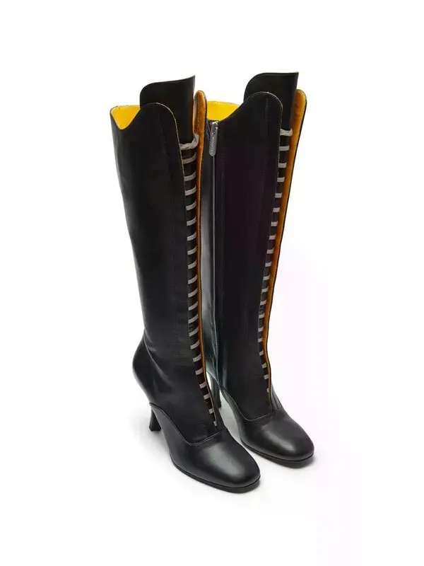 LILI CURIA Ida Lace Up Tall Boots