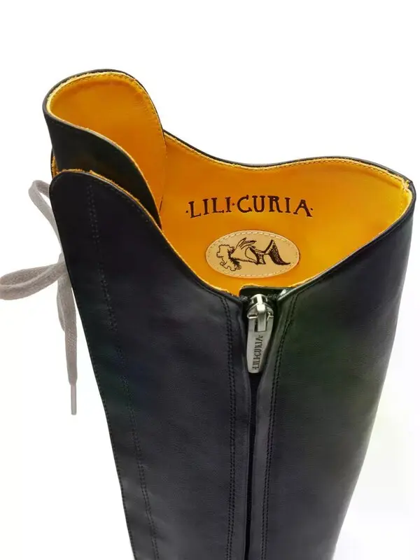 LILI CURIA Ida Lace Up Tall Boots
