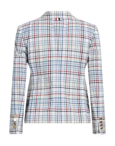 Thom Browne Tartan Wool Blazer - Blue