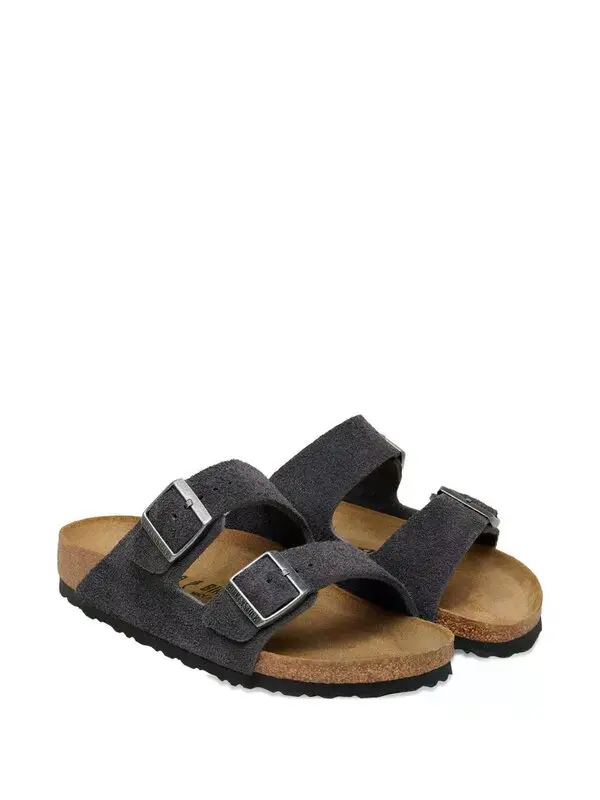 BIRKENSTOCK Arizona Suede Sandals - Grey