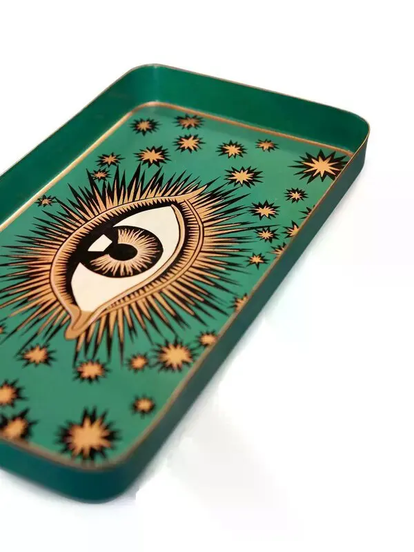LES-OTTOMANS Eye Star-motif Tray