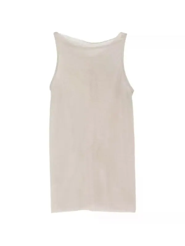Rick Owens Raw-edge Ribbed-knit Top