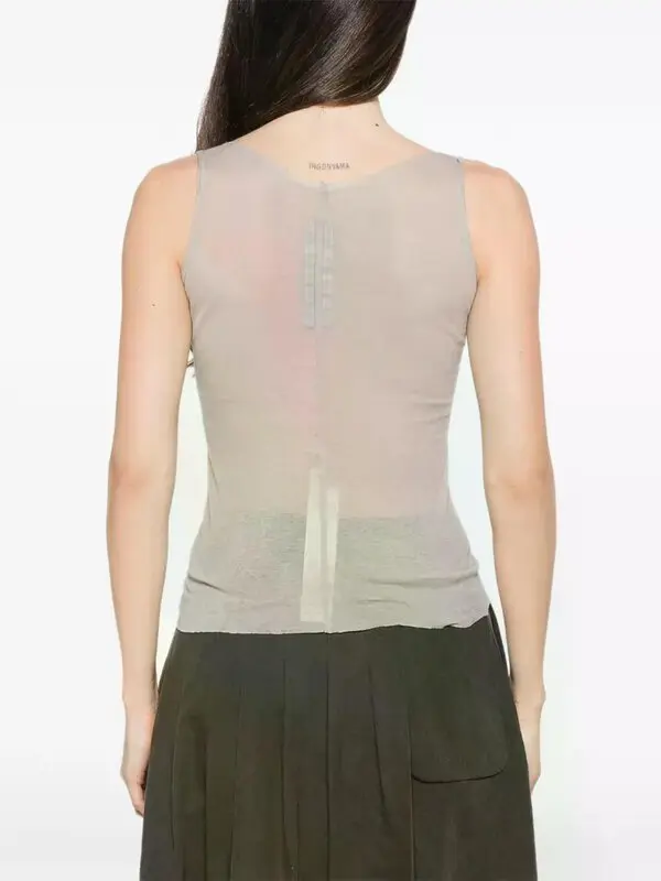 Rick Owens Raw-edge Ribbed-knit Top