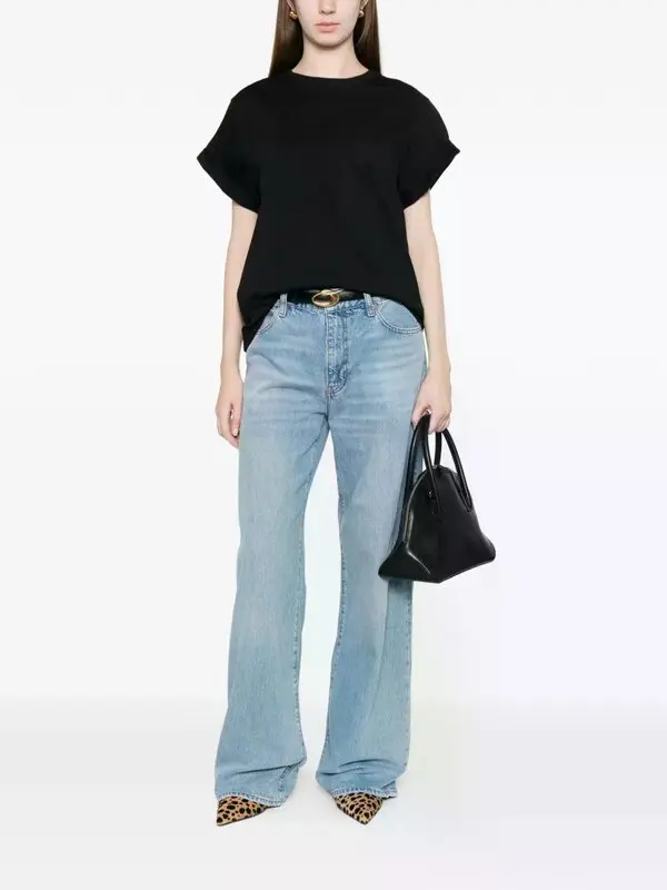 FRAME Off Duty Stroll Denim Straight Jeans - Blue