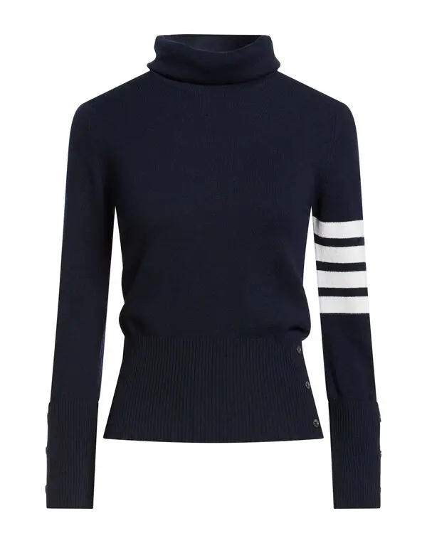 Thom Browne Turtleneck Cashmere Knit - Navy