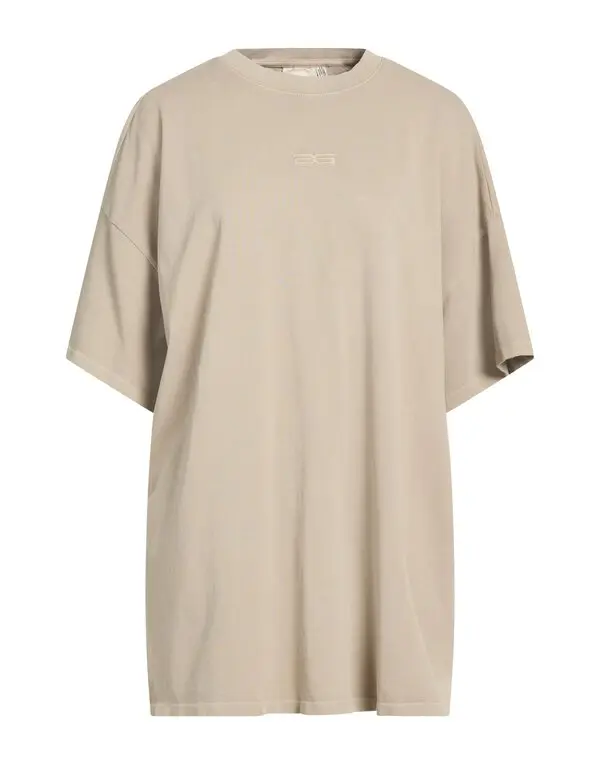 GESTUZ Cotton Jersey T-shirt - Beige