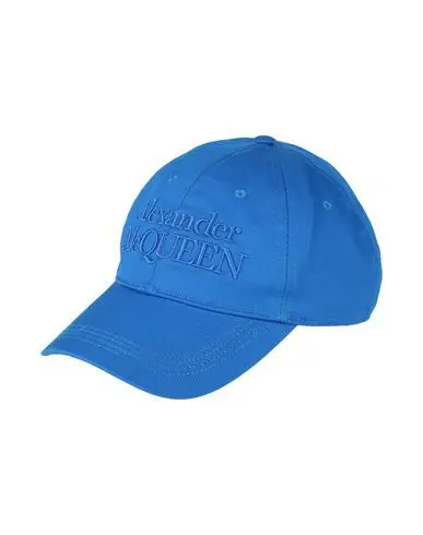 Alexander McQueen Cotton-blend Gabardine Baseball Cap - Blue