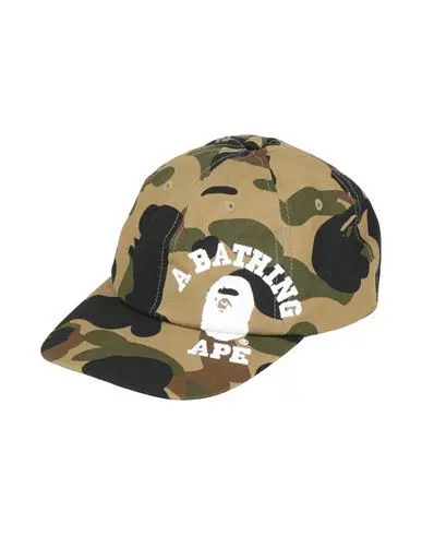 A BATHING APE Camouflage-print Canvas Baseball Cap - Beige