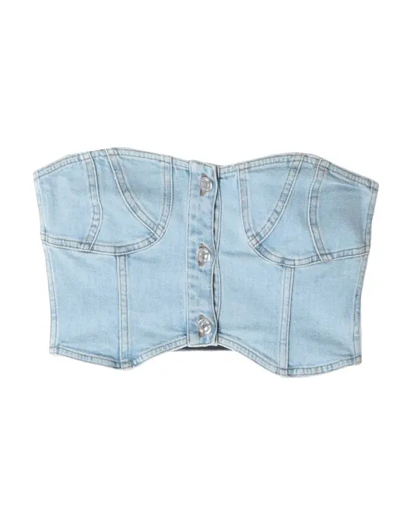 GRIFONI Strapless Corset Top