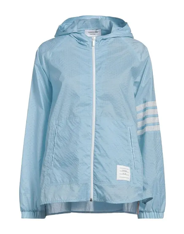 Thom Browne Windbreaker Jacket - Blue