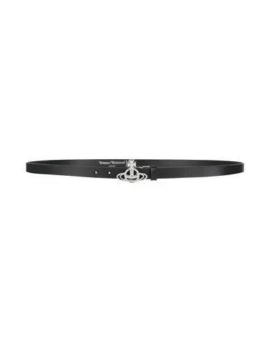 VIVIENNE WESTWOOD Cow Leather Belt - Black