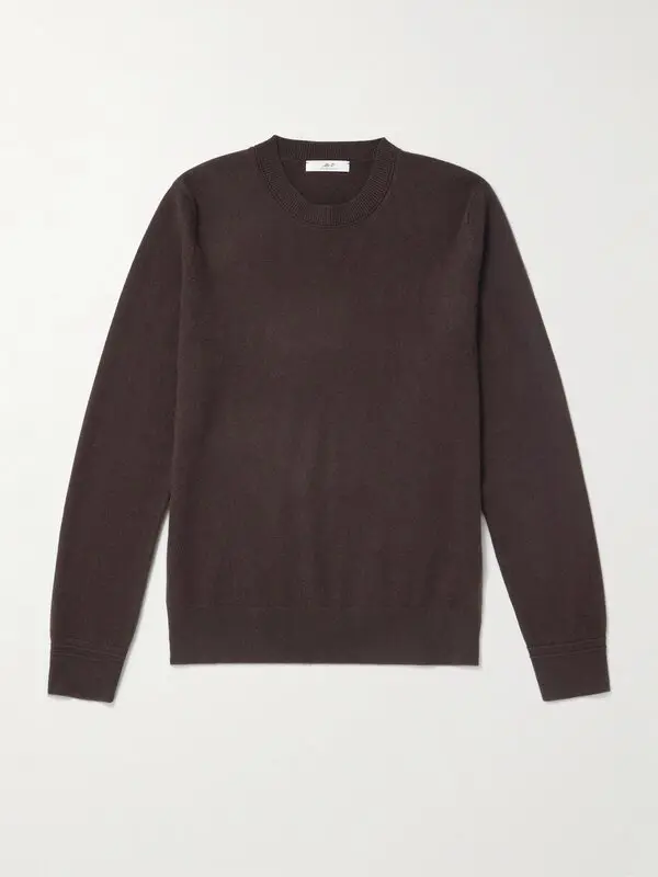 Mr P. Curtis Cashmere Sweater - Brown