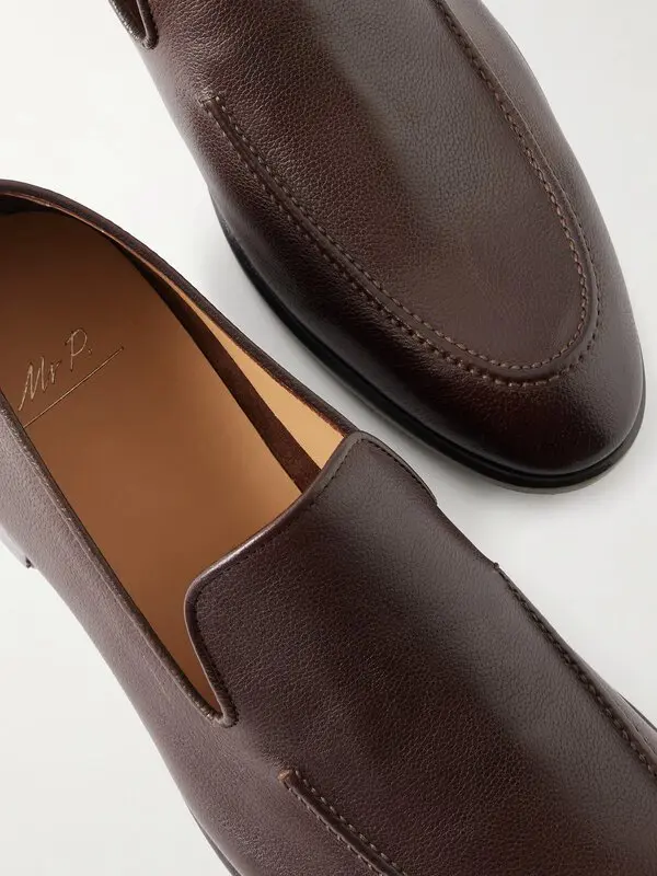 Mr P. Venetian Leather Loafers - Brown