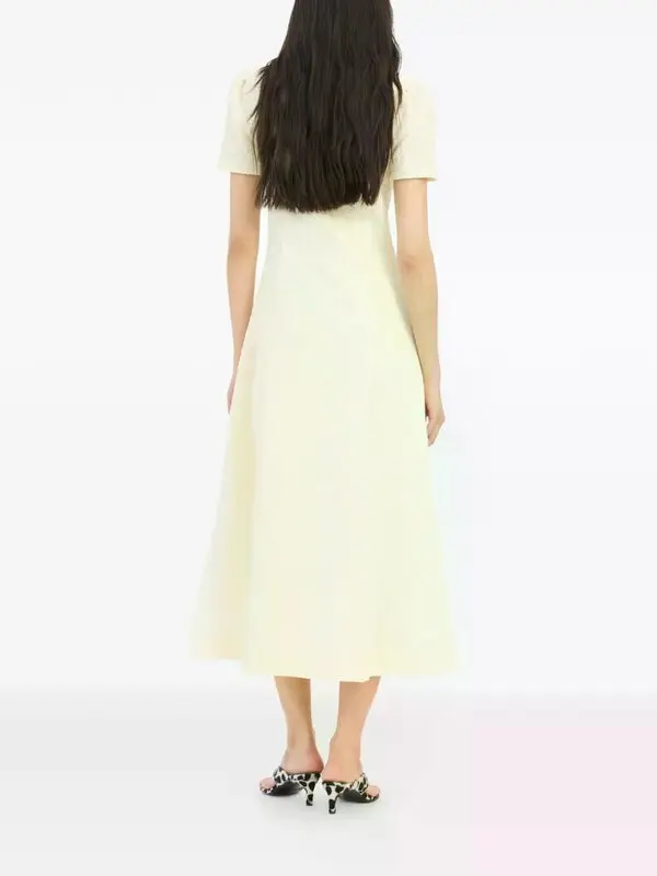 ROTATE BY BIRGER CHRISTENSEN Flared Midi Dress