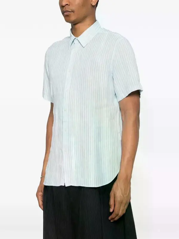 120% Lino Striped Shirt