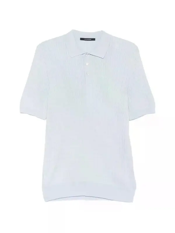 Tagliatore Textured Short-sleeve Polo Shirt