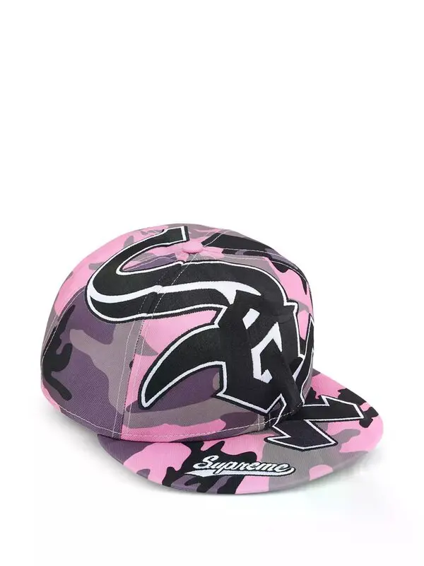Supreme X New Era Chicago White Sox Camo Cap - Pink