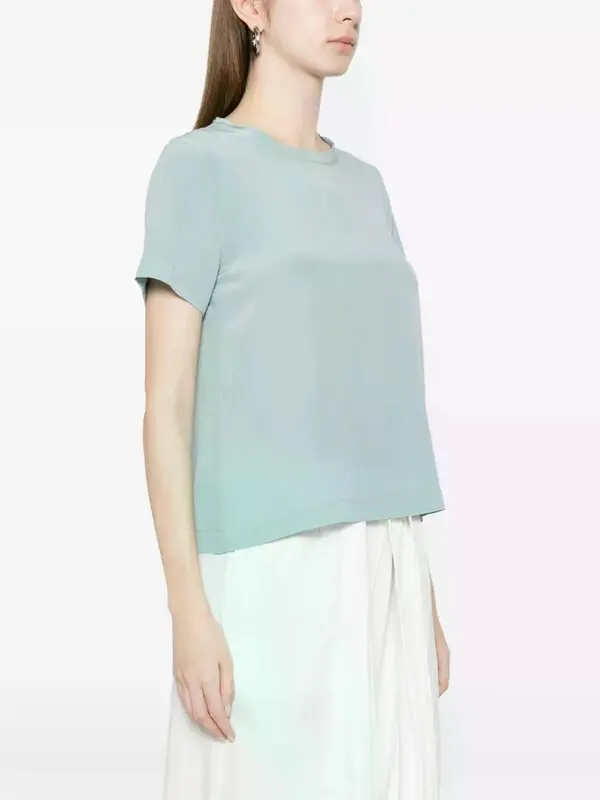 AROVESCIO Round-neck T-shirt - Blue