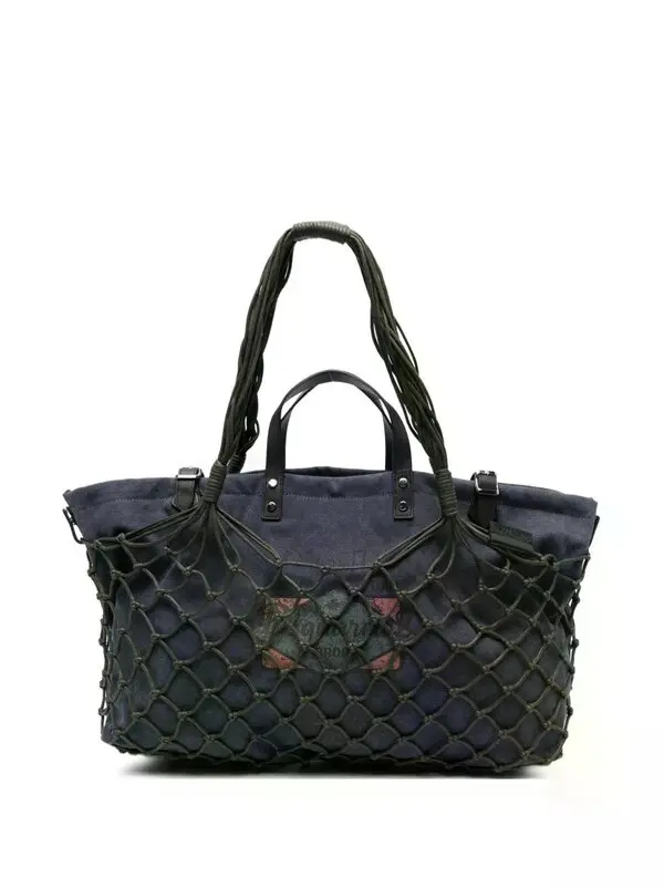 Dsquared2 Graphic Net Tote Bag - Blue