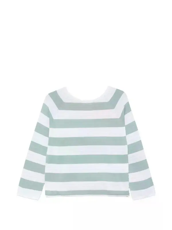 AROVESCIO Striped-pattern T-shirt